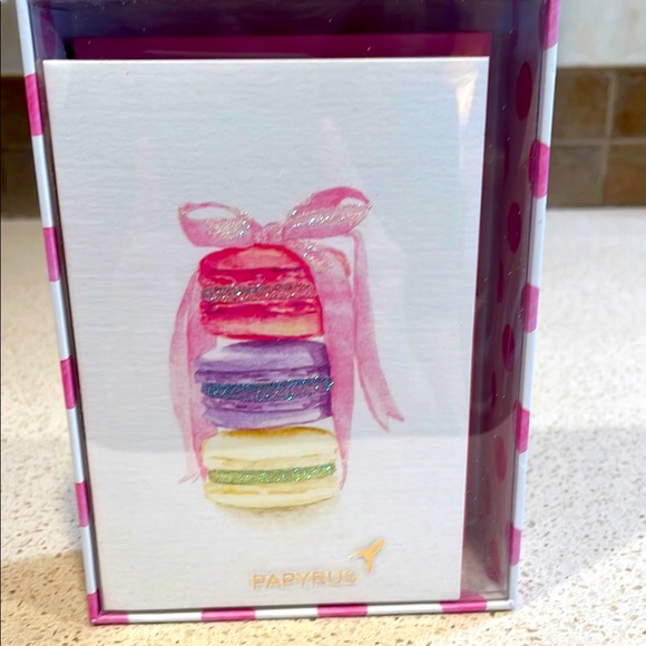 Papyrus | Other | Nib Papyrus Macaroons Greeting Card Set Of 4 Cards ...